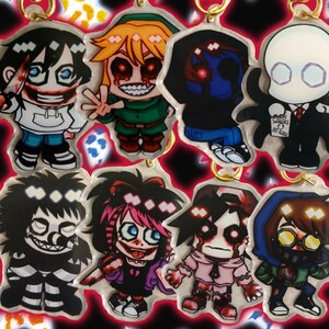 Creepypasta Keychains - Etsy