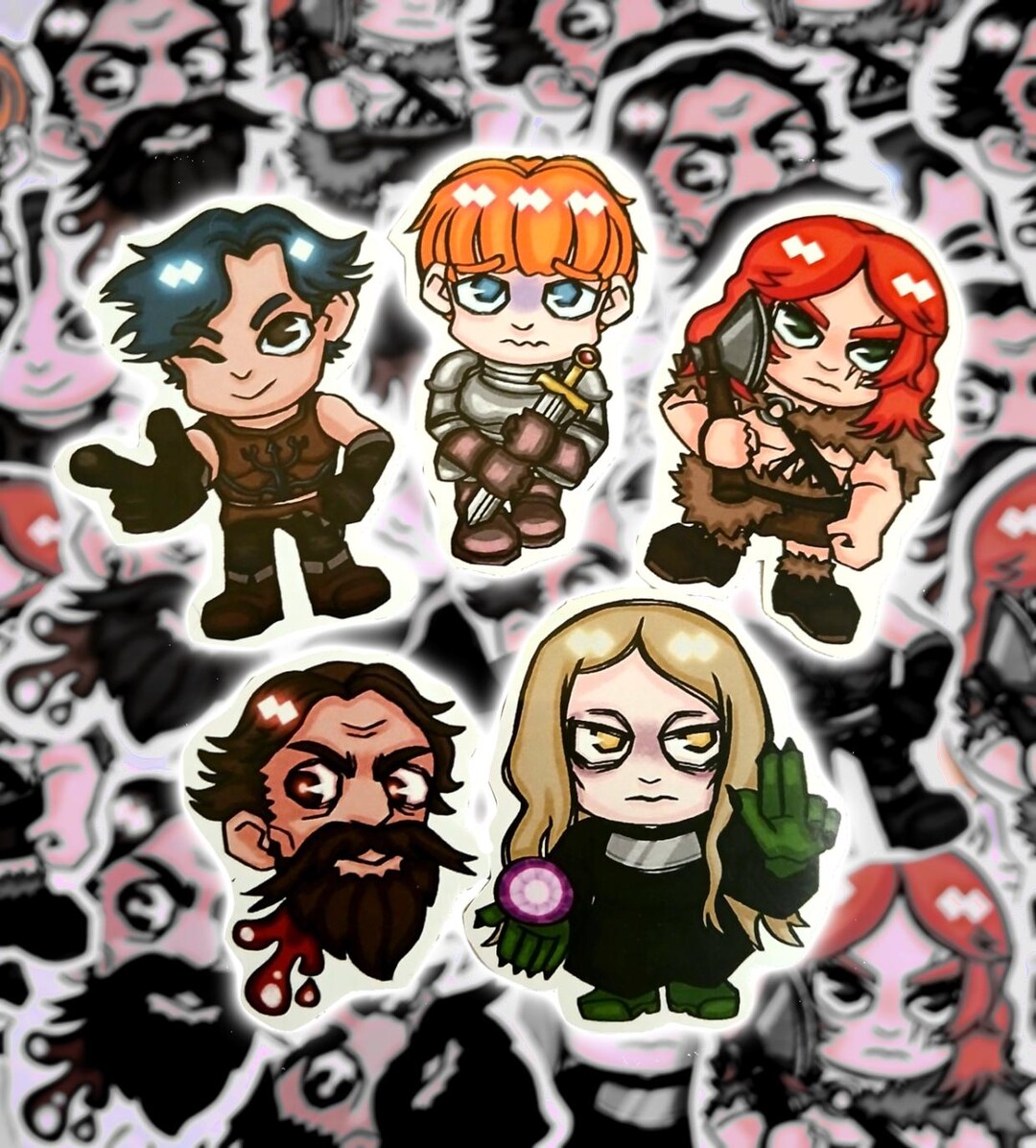 Fear and Hunger Sticker Pack - Etsy