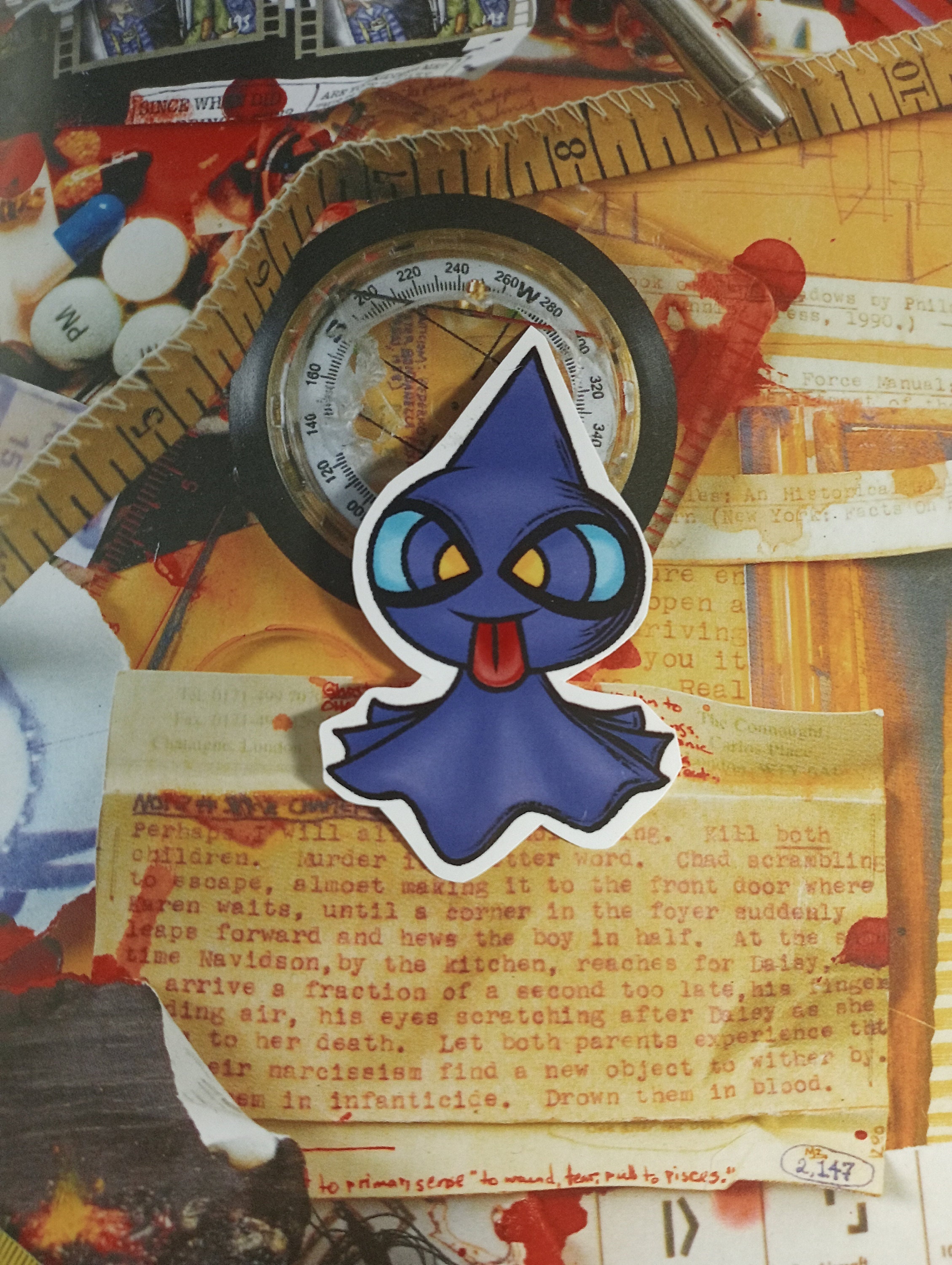 Ghost Pokemon Sticker Pack - Etsy