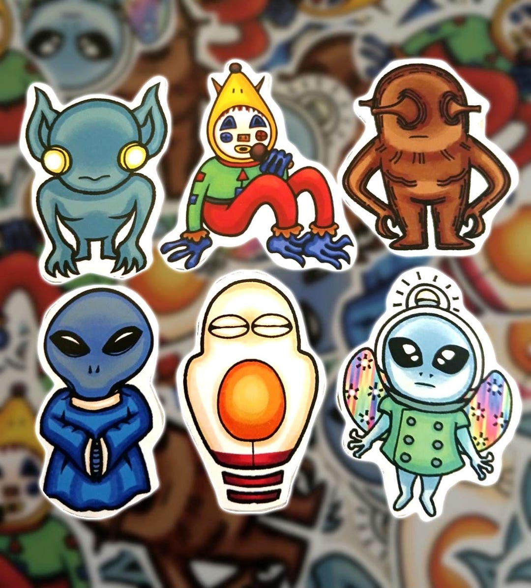 Alien Sticker Pack - Etsy