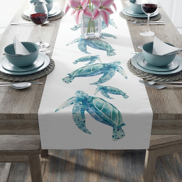 Ocean Table Runner - Etsy