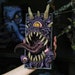 Watcher beholder/spectator Book Nook, 3d Printed Fantasy Book Shelf ...