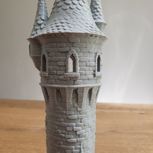 Tall Fantasy Dice Tower 3D Printed D&D Roller - Etsy