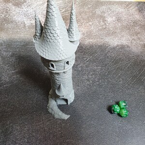 Tall Fantasy Dice Tower 3D Printed D&D Roller - Etsy