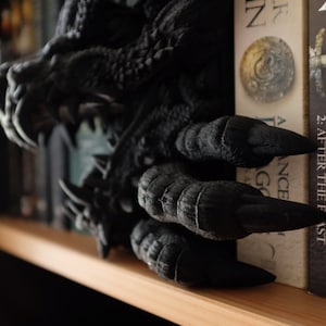 Dragon Book Nook 3d Printed Fantasy Book Shelf Décor and - Etsy