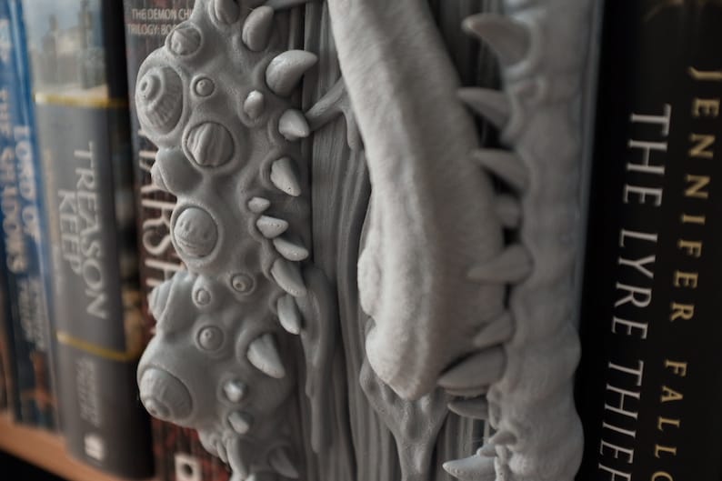 Mimic Book Nook, 3D Printed Fantasy Horror D&D Bookshelf Decor - Etsy