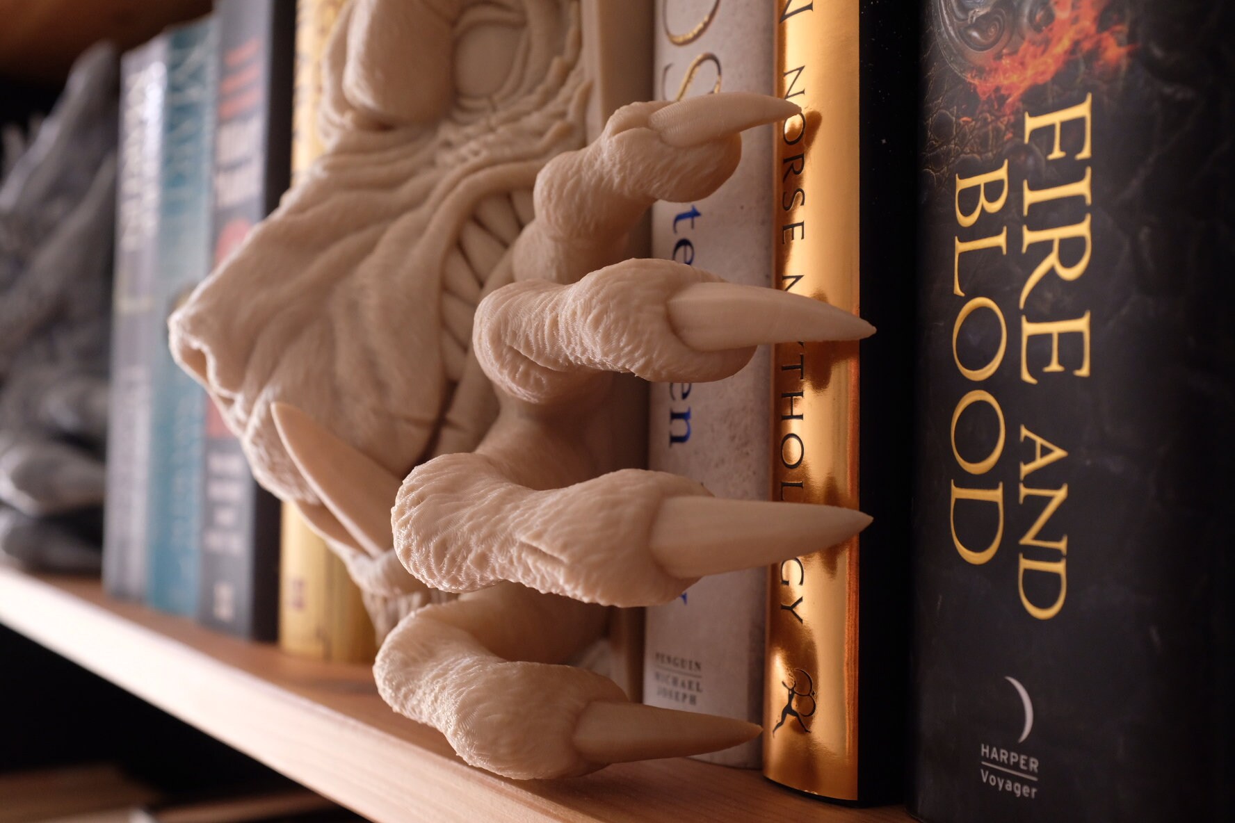 Werewolf Book Nook 3d Printed Fantasy Book Shelf Décor and - Etsy UK