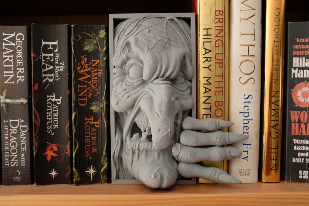 Witch Book Nook, 3d Printed Fantasy Book Shelf Décor and Bookends - Etsy