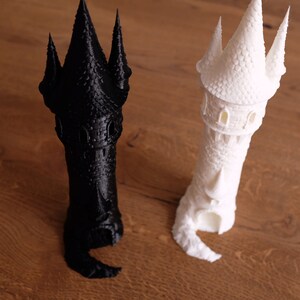 Tall Fantasy Dice Tower 3D Printed D&D Roller - Etsy