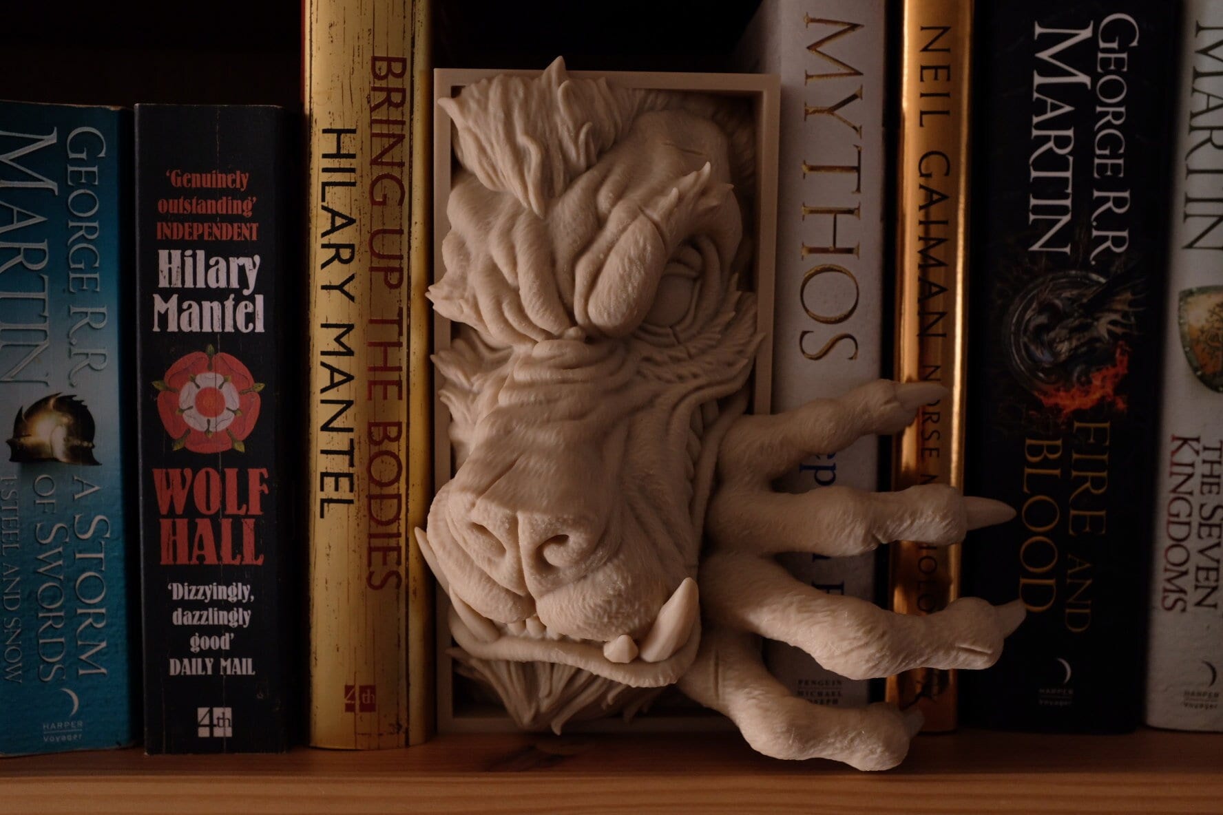 Werewolf Book Nook 3d Printed Fantasy Book Shelf Décor and - Etsy UK