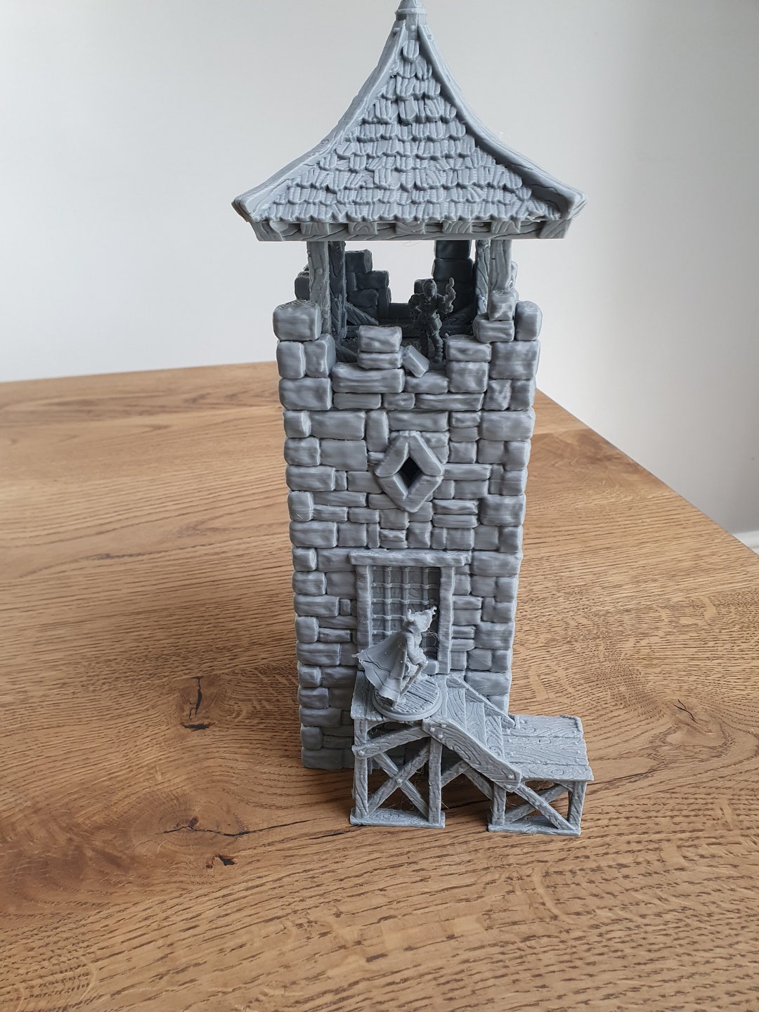 Medieval Watchtower Terrain for D&D and Tabletop Gaming, With Option to ...