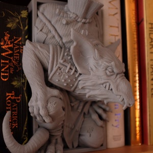 Treasure Rat Book Nook, 3D Printed Fantasy Dungeon Bookshelf Decor - Etsy