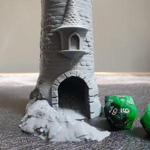 Tall Fantasy Dice Tower - 3D Printed - D&D Roller - Etsy