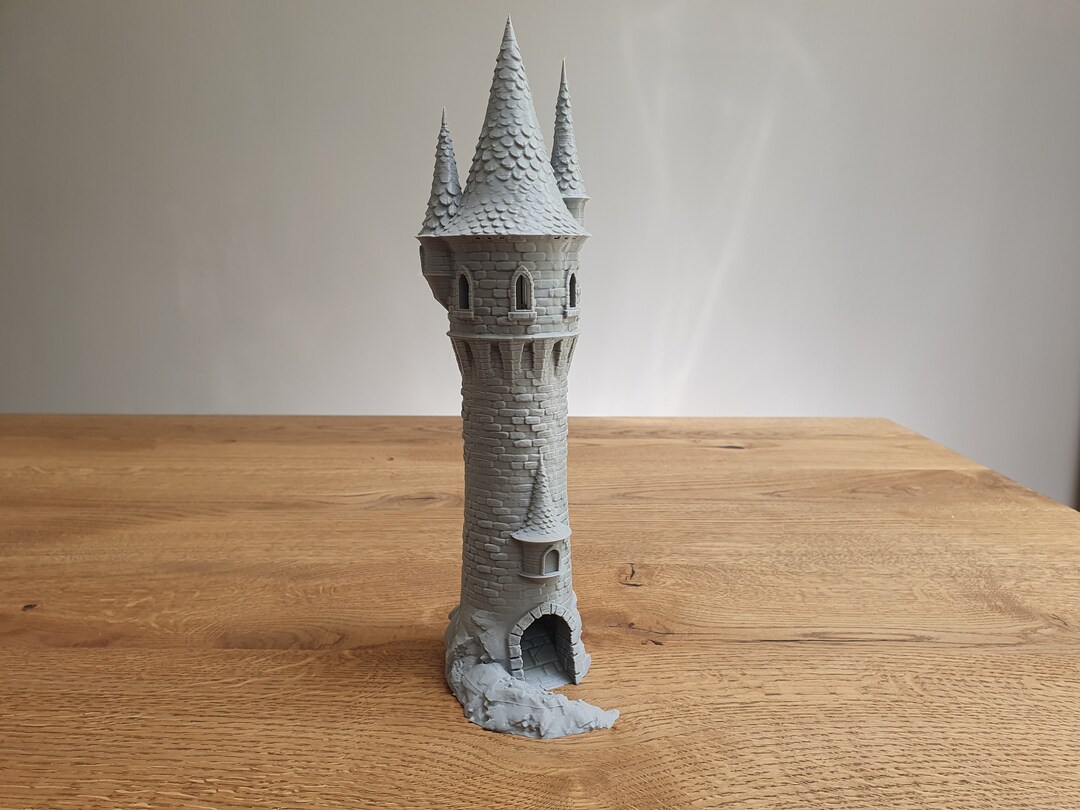 Tall Fantasy Dice Tower - 3D Printed - D&D Roller - Etsy