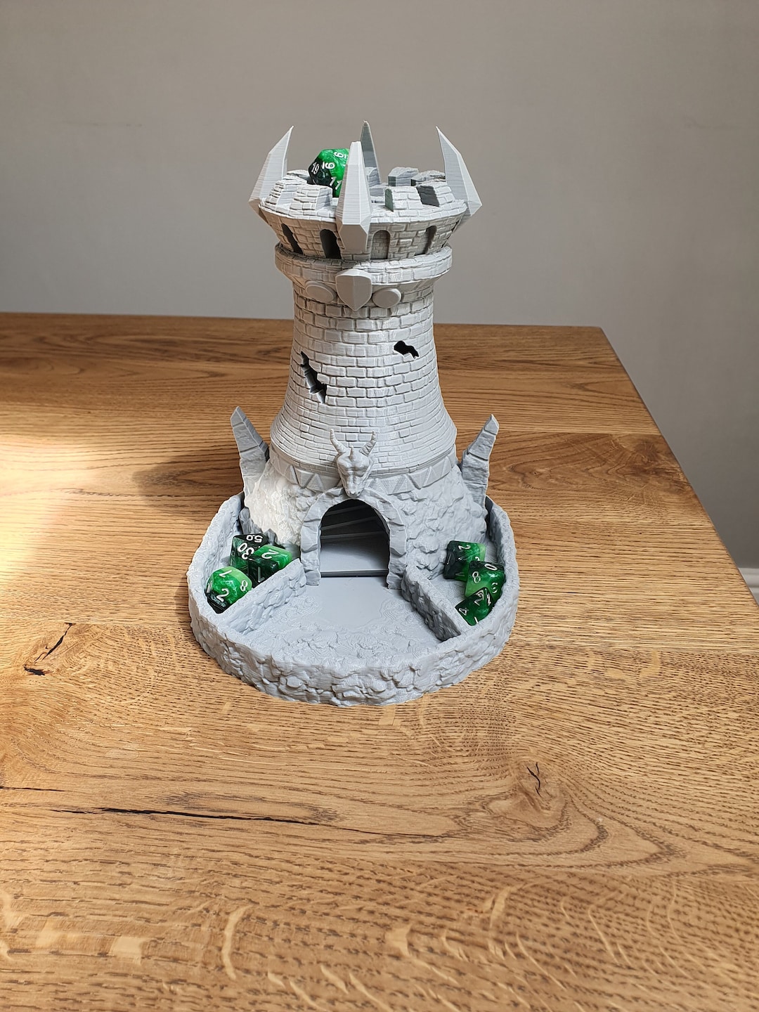 Fighter Dice Tower - 3D Printed D&D Dice Roller for Table Top Gaming - Etsy