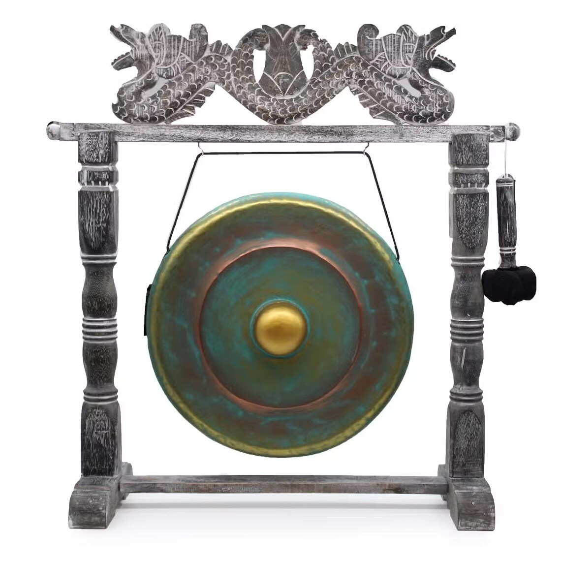 Handmade Bali Healing Gong With Stand, 50 Cm: Sound Therapy Tool, Yoga ...