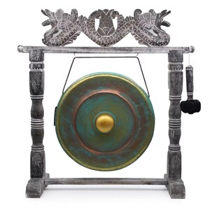 Handmade Bali Healing Gong With Stand, 50 Cm: Sound Therapy Tool, Yoga ...
