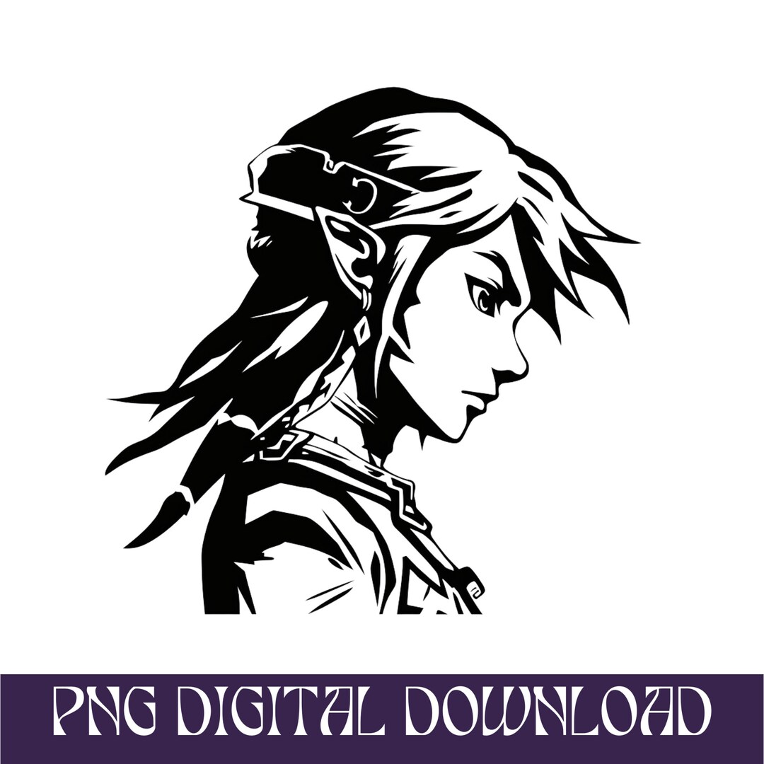 Legend of Zelda Svg Princess Zelda Silhouette Breath of the - Etsy