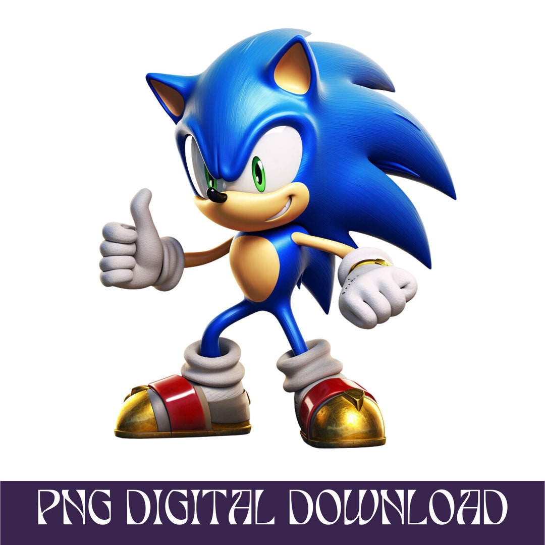 Sonic the Hedgehog Svg Png Instant Digital Download Printable - Etsy