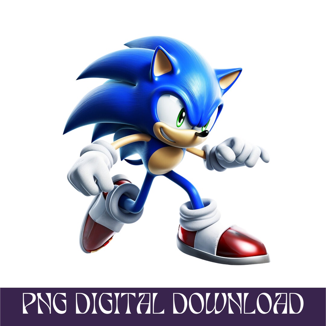 Sonic Printable the Hedgehog Svg Png Instant Digital Download - Etsy ...