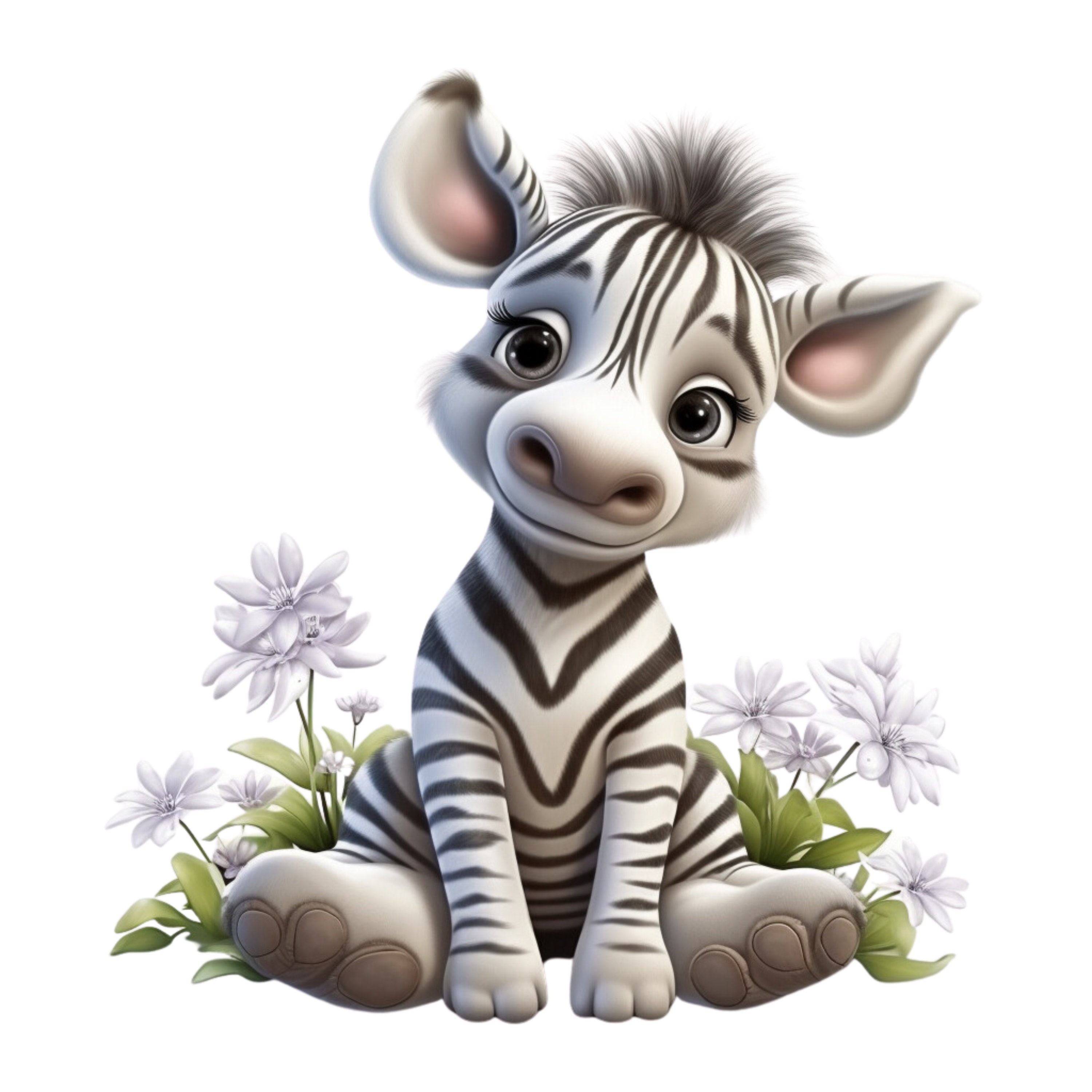 Animated Baby Zebra