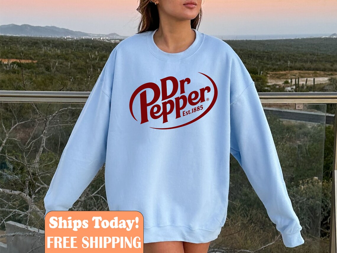 Vintage Dr Pepper Sweatshirt Retro Soda Dr Pepper Gifts for Her Pepper ...