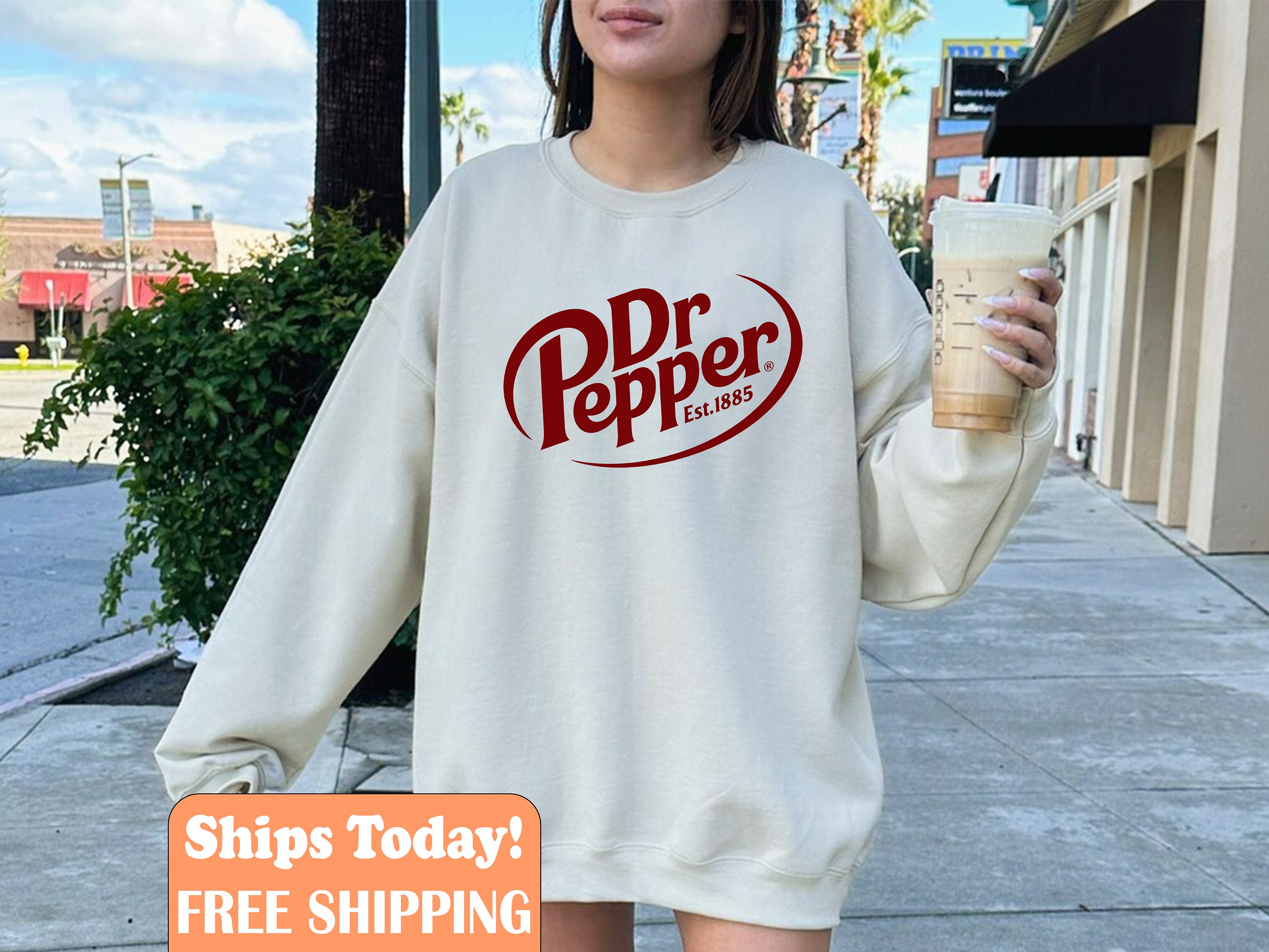 Vintage Dr Pepper Sweatshirt Retro Soda Dr Pepper Gifts for Her Pepper ...