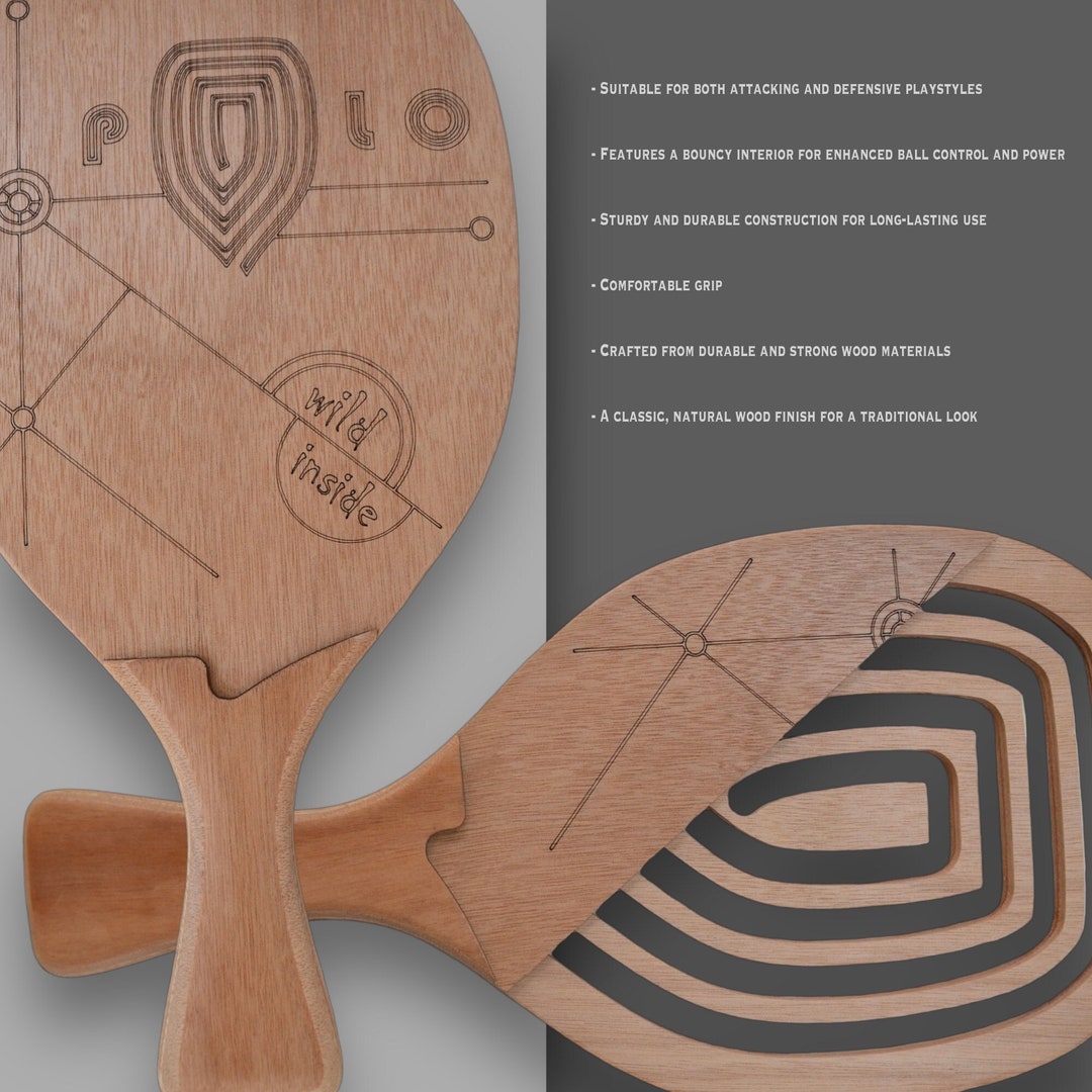 Wooden Beach Racket - Etsy