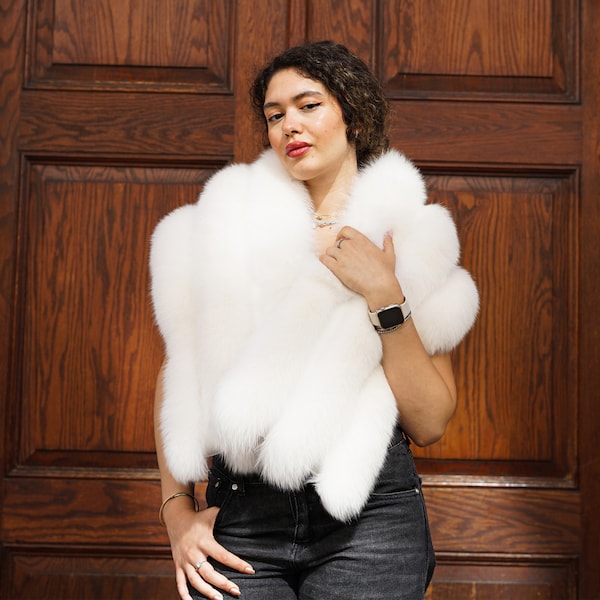 Fur Shawl - Etsy