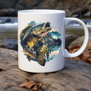 Walleye Fishing Png Jumping Walleye Sublimation Design Transparent ...