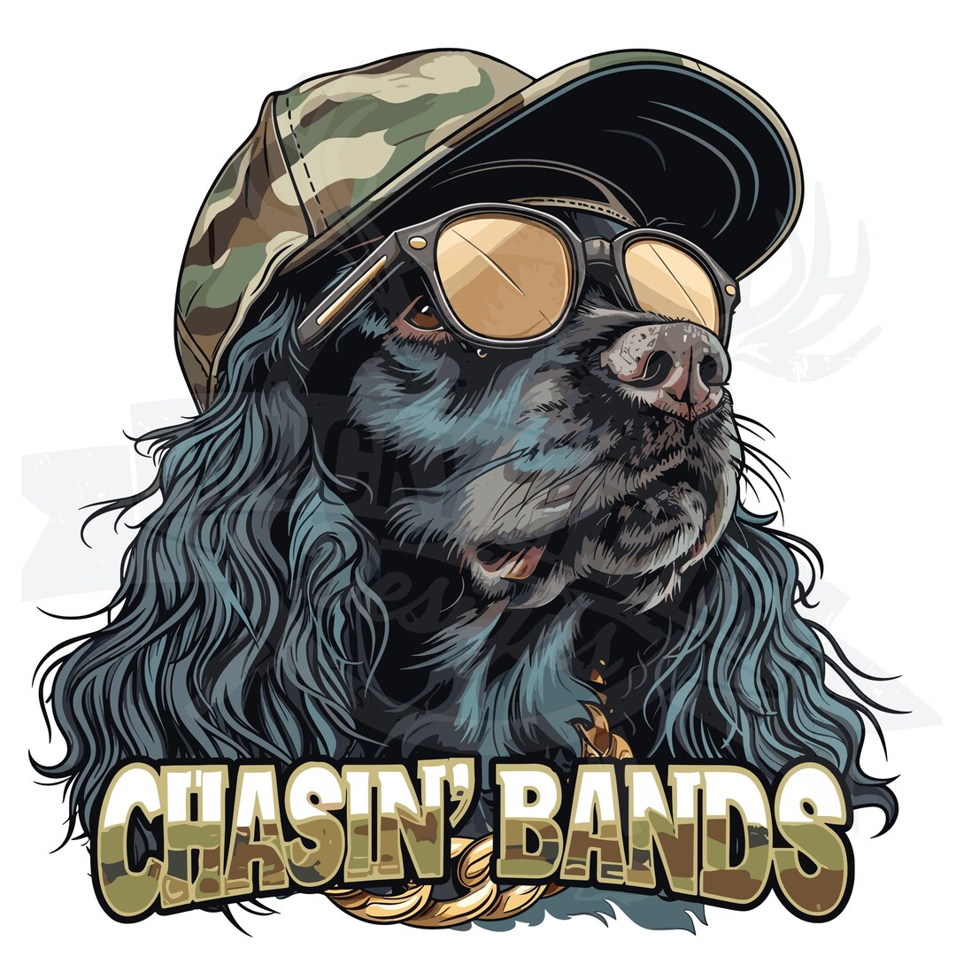 Chasing Bands Png Duck Hunting Png Boykin Spaniel Png Sublimation Duck ...