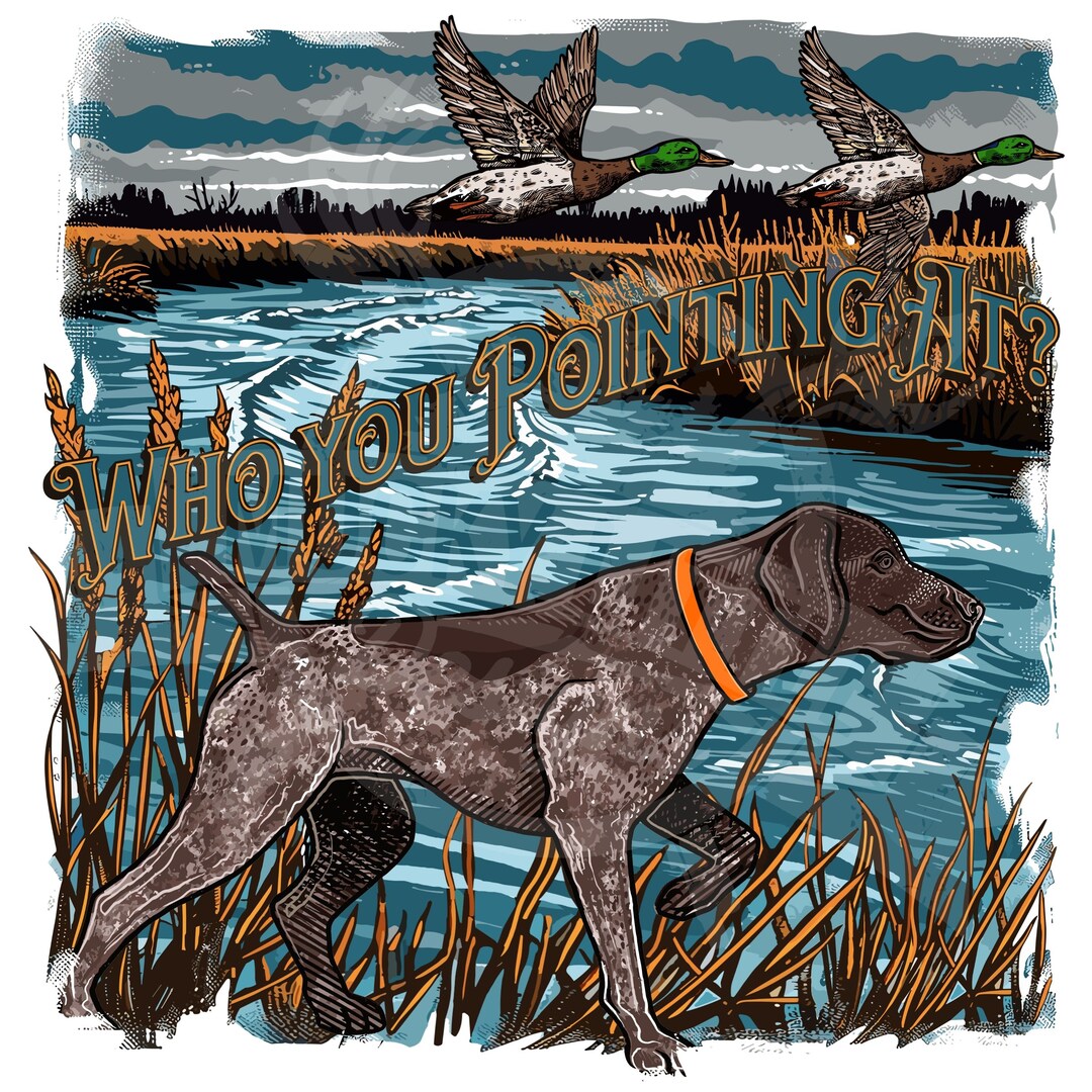 GSP Duck Hunting Sublimation Design | Vintage Duck Hunt Design Png ...