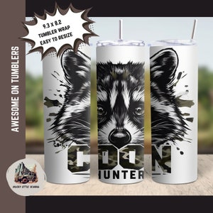 Raccoon Hunter PNG Digital Download Hunting Dog Sublimation PNG Raccoon ...