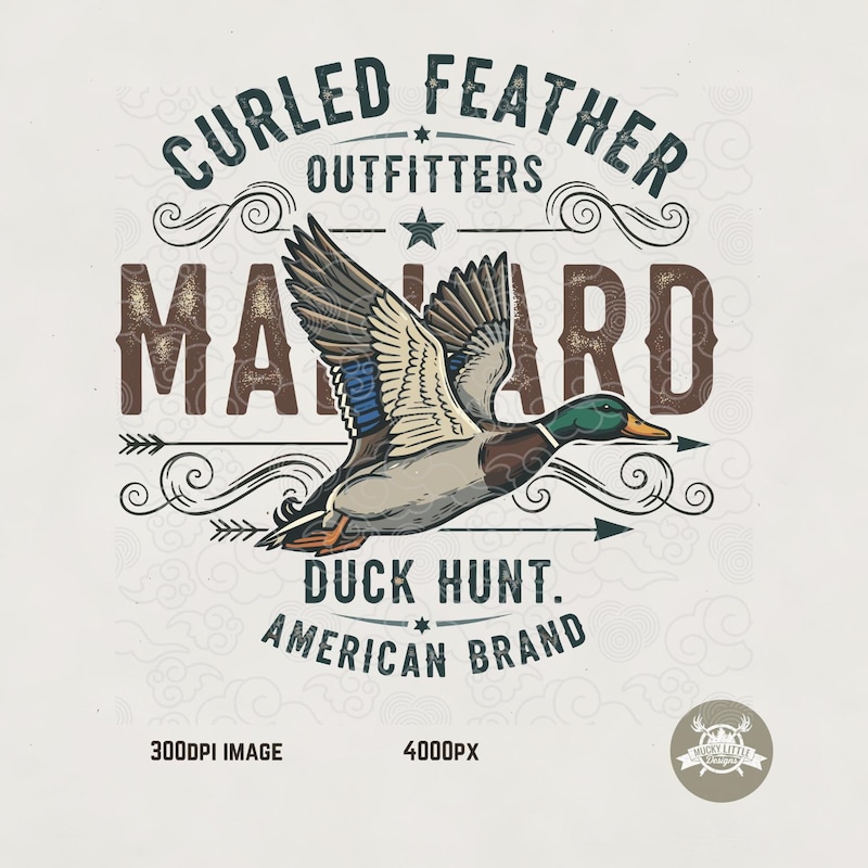 Duck Vintage Line Art - Etsy