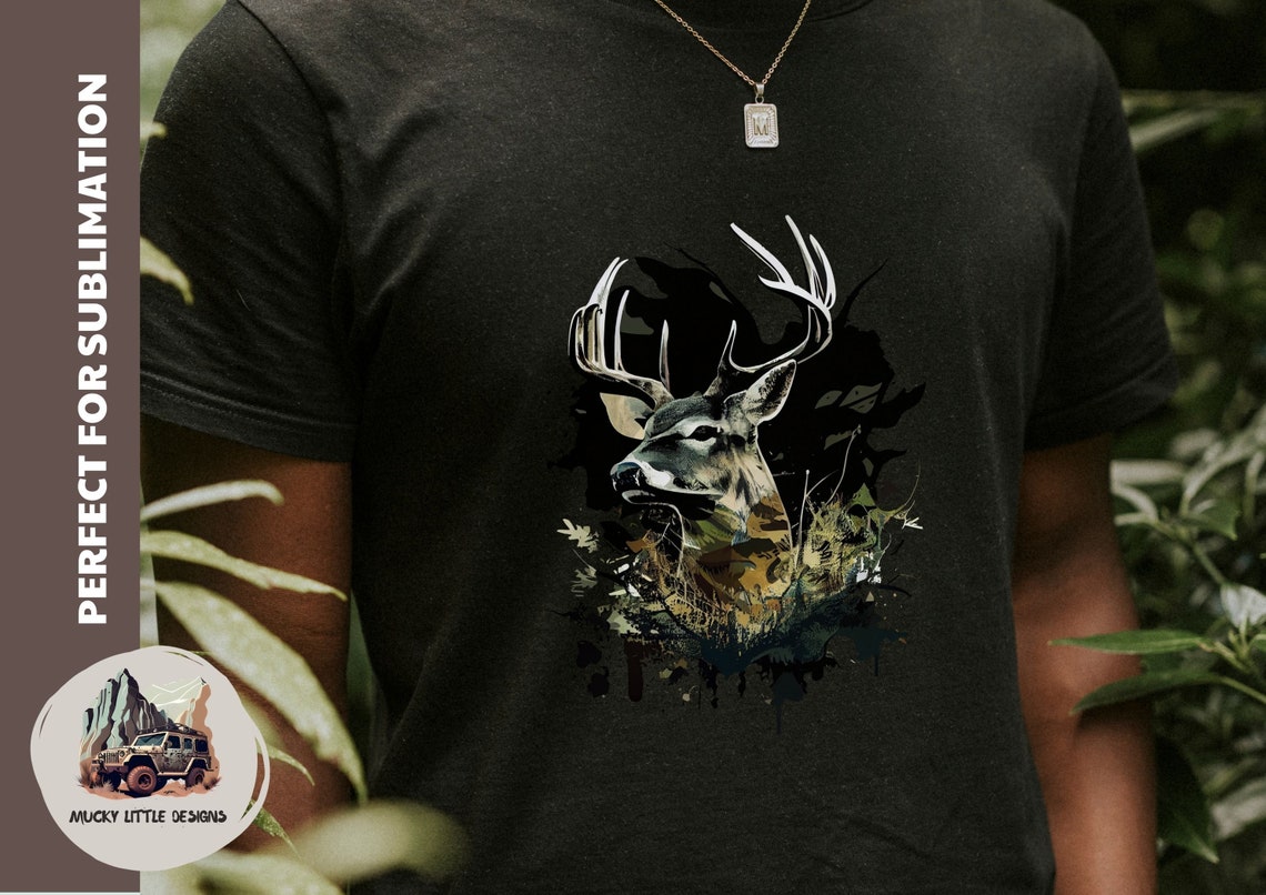 Hunting Png for Shirts Deer Sublimation Design Camo Stag Buck - Etsy