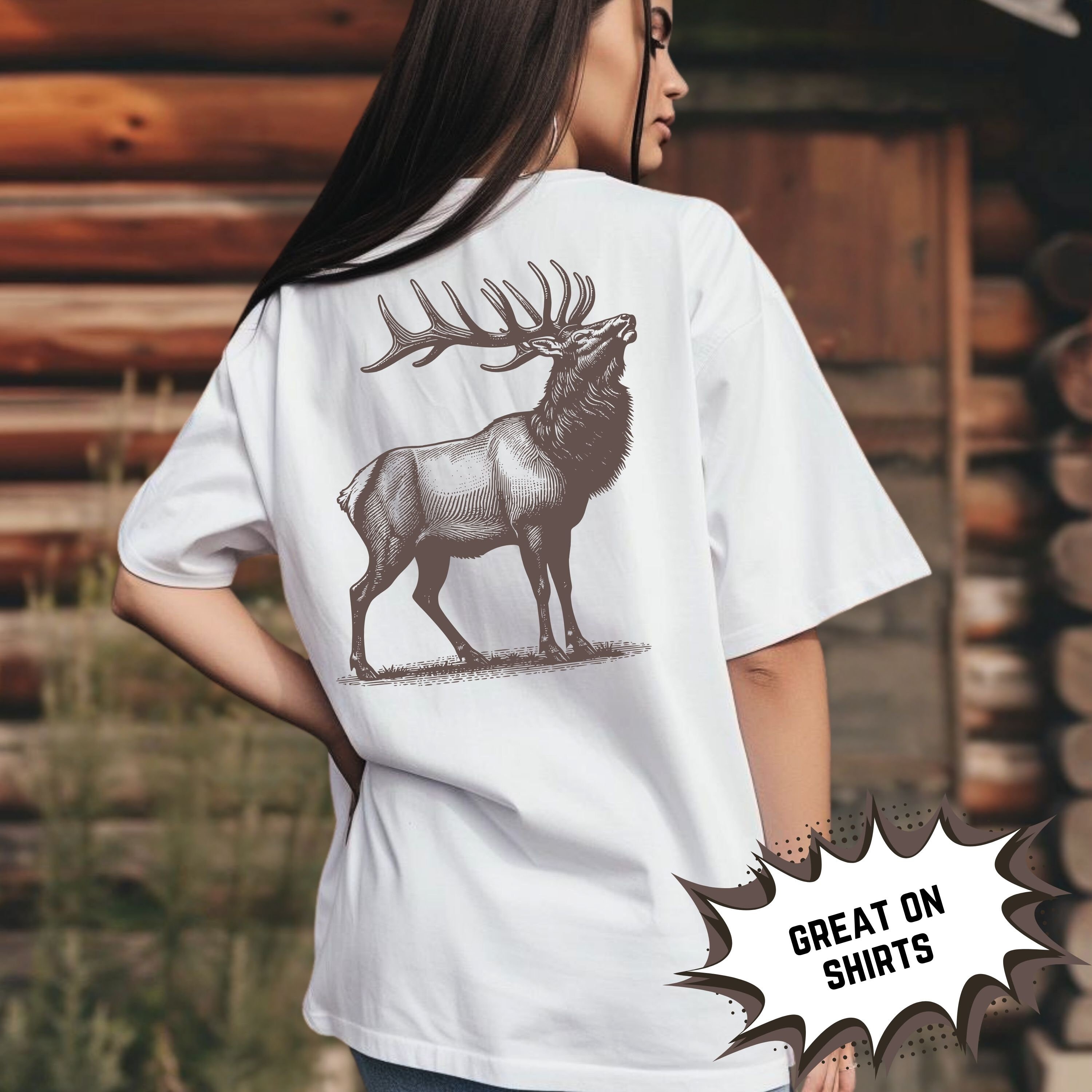 Bugling Bull Elk SVG: Hunting Laser Cut File (digital Download) - Etsy