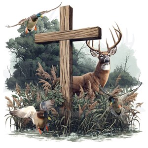 Deer Hunting Memorial PNG: Respectful Remembrance File (digital ...