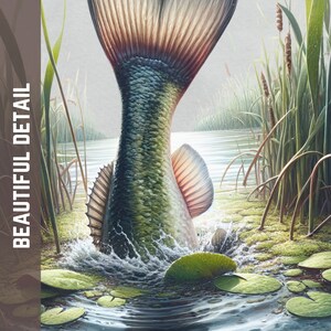 Jumping Bass Fish Png Bass Tail Sublimation Design Bass Fishing ...