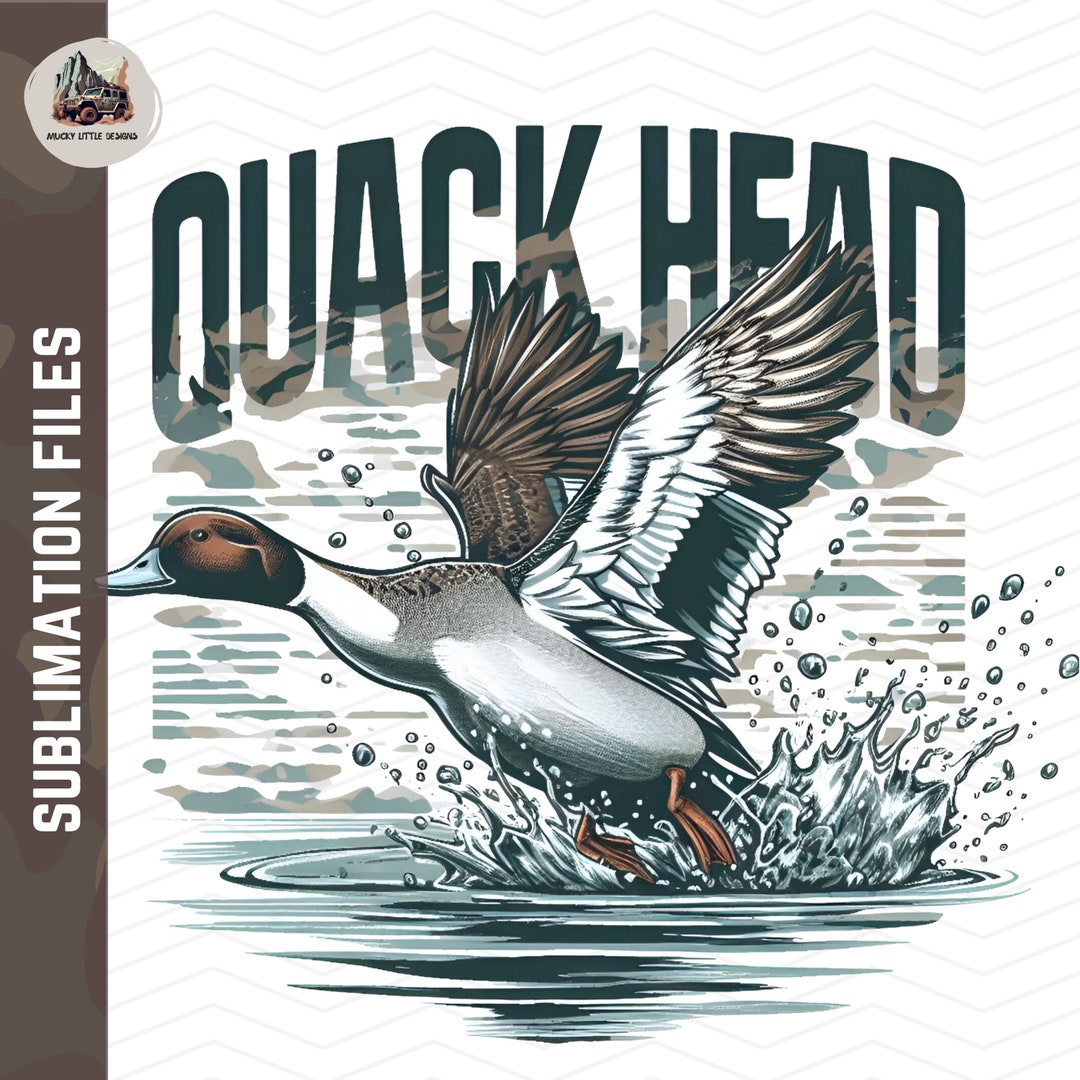 Duck Hunt Png Duck Hunting Sublimation Quack Head Png Mallard Lake ...