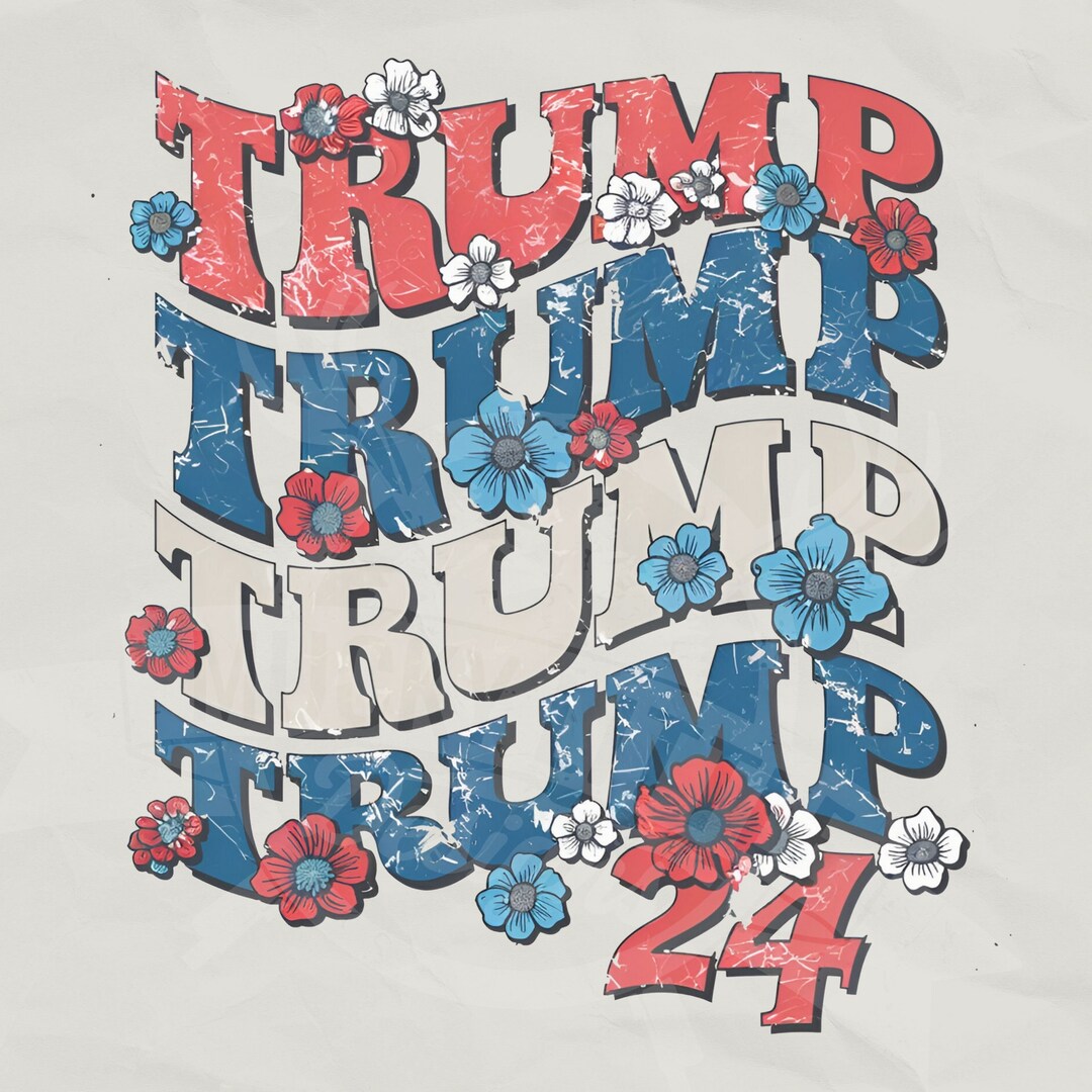Trump Typography Png Retro Trump 2024, President Trump Png, Trending ...