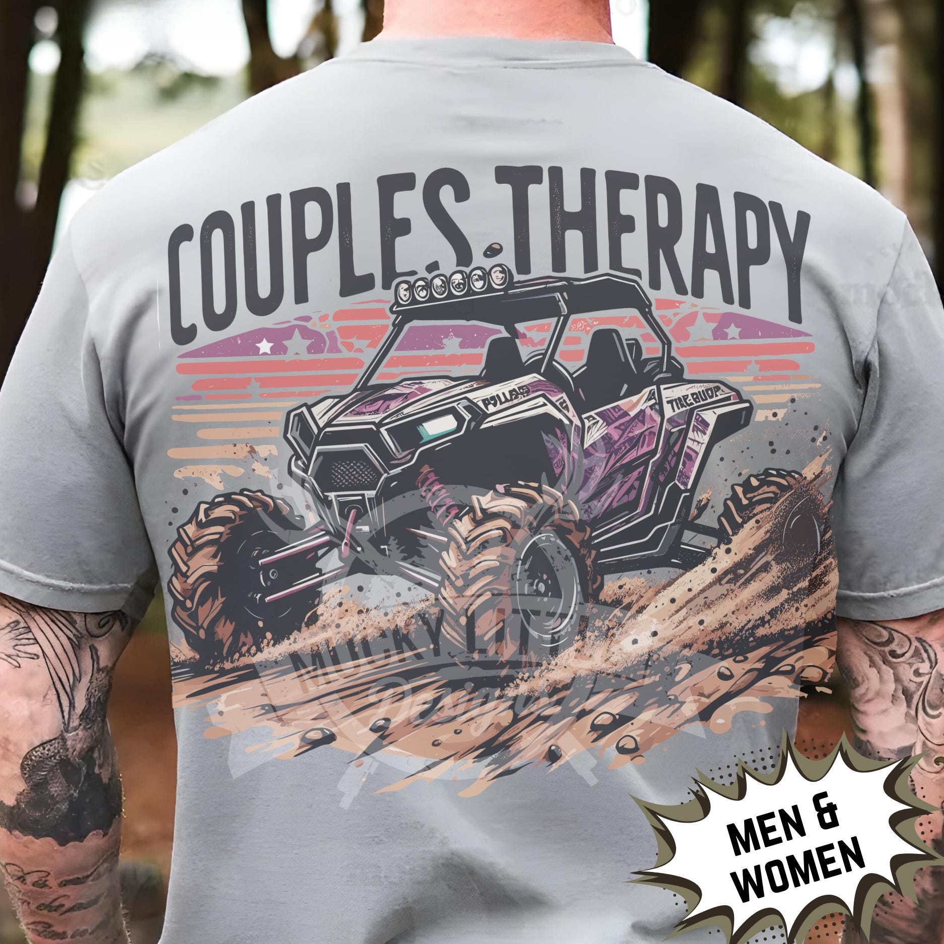 Funny Off-roading UTV PNG: Couples Therapy Mudding Design (digital ...