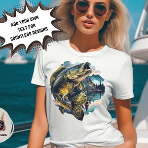 Walleye Fishing Png Jumping Walleye Sublimation Design Transparent ...
