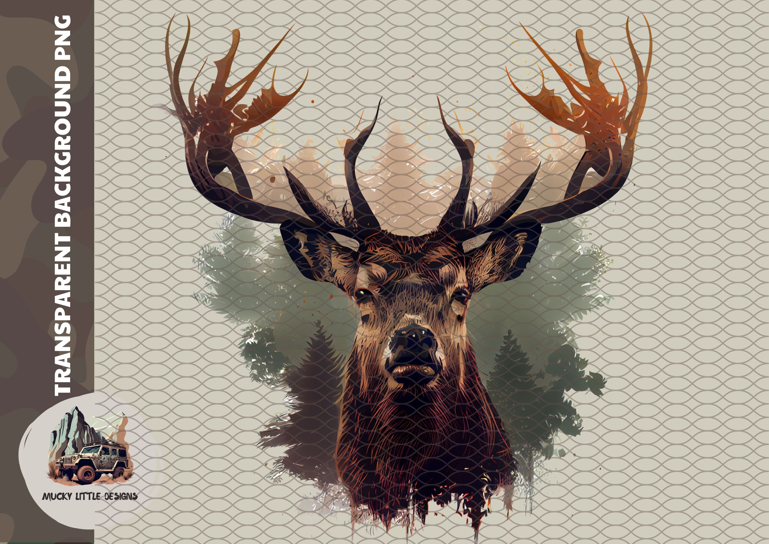 Elk Hunting Sublimation Design for Shirts for Men Stag Deer - Etsy