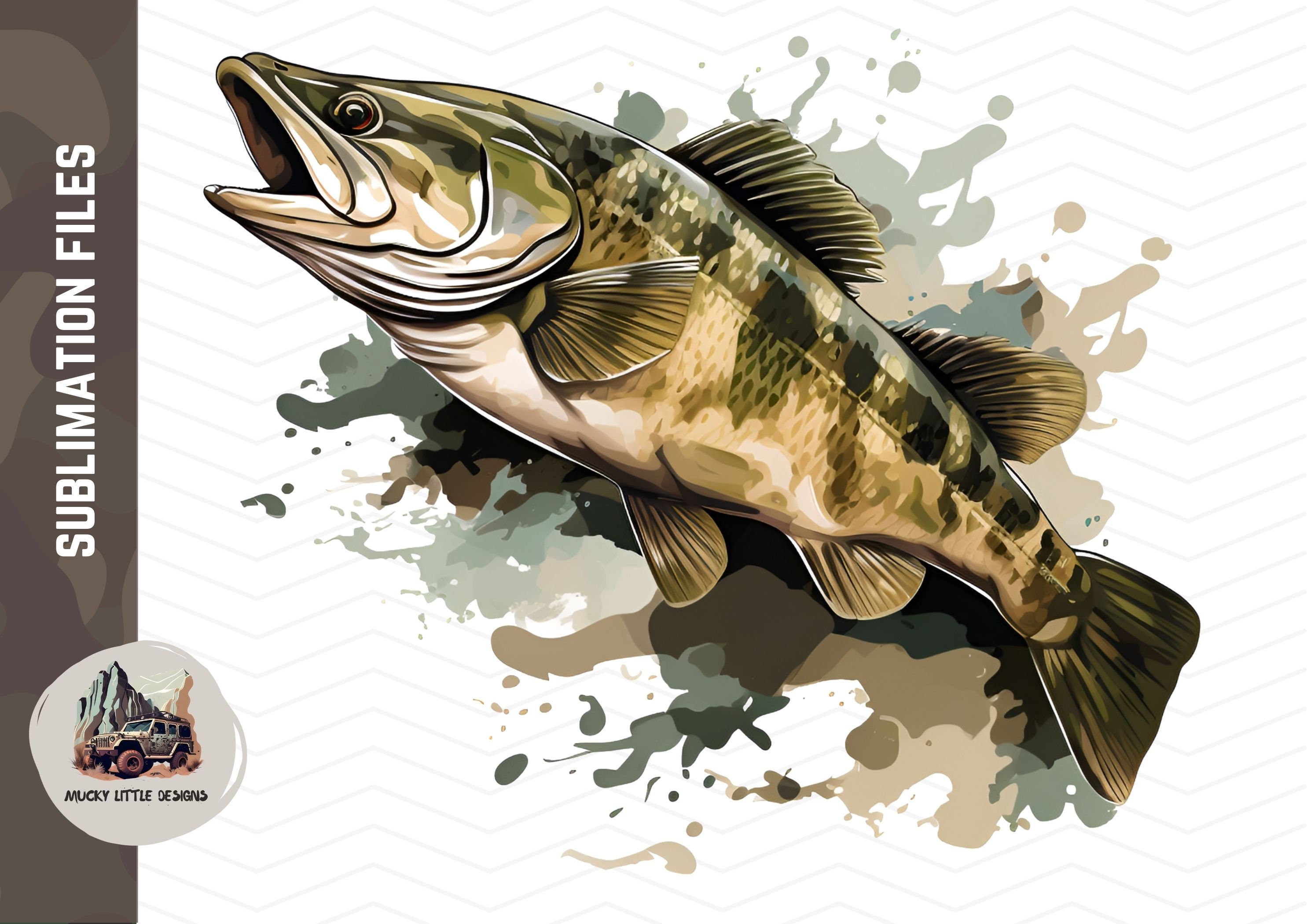 Camo Bass Fish Png Bass Fish Png Bass Fishing Png - Etsy