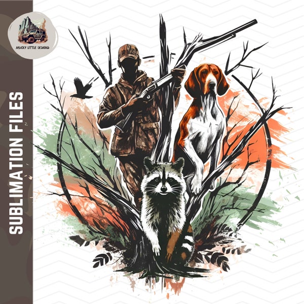 Coon Hunting Svg - Etsy