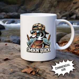 Smokin Quack PNG | Youth Hunting Png | Wood Duck Sublimation | Wood ...