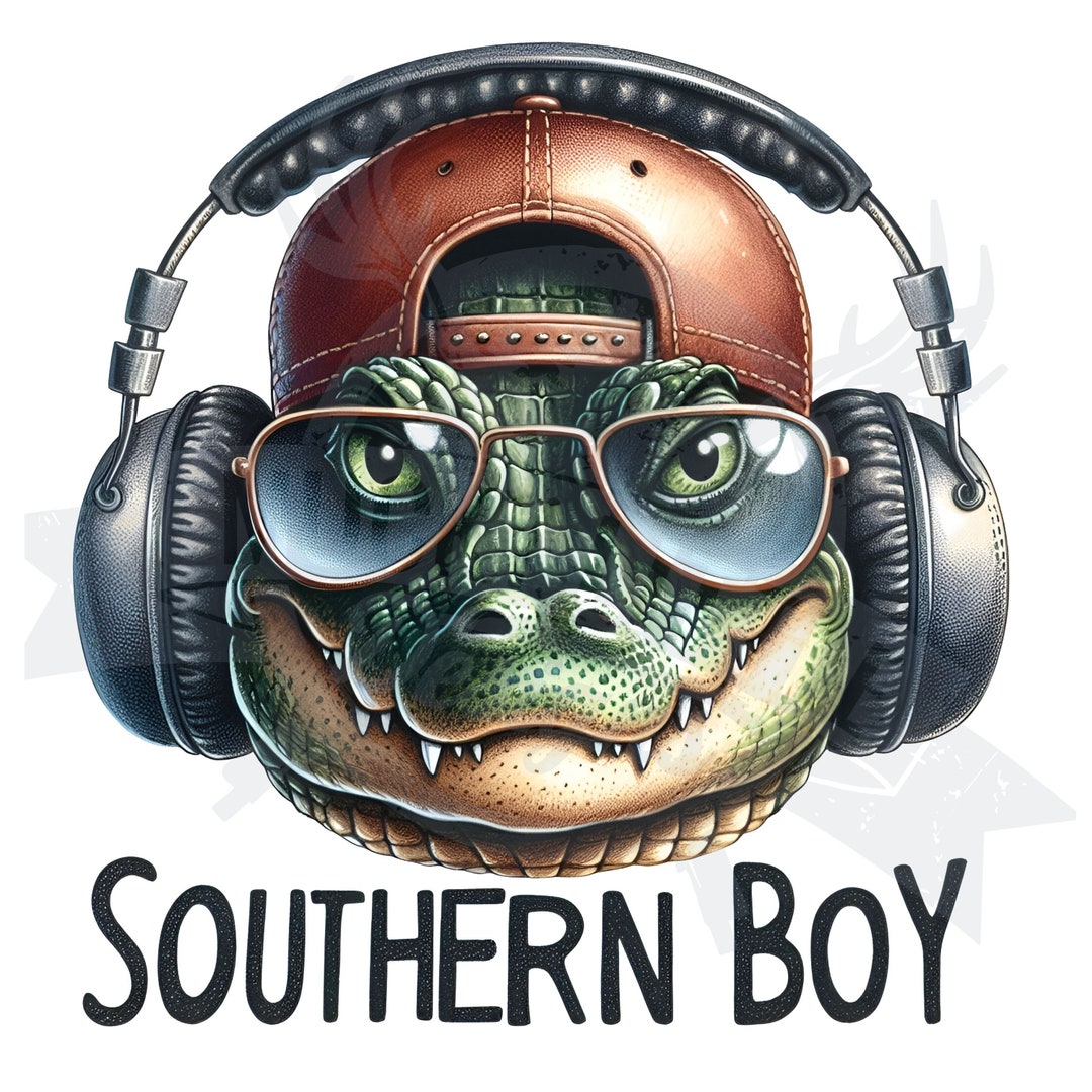 Southern Boy Png | Alligator Backward Cap Png | Kids Southern Png | Boy ...