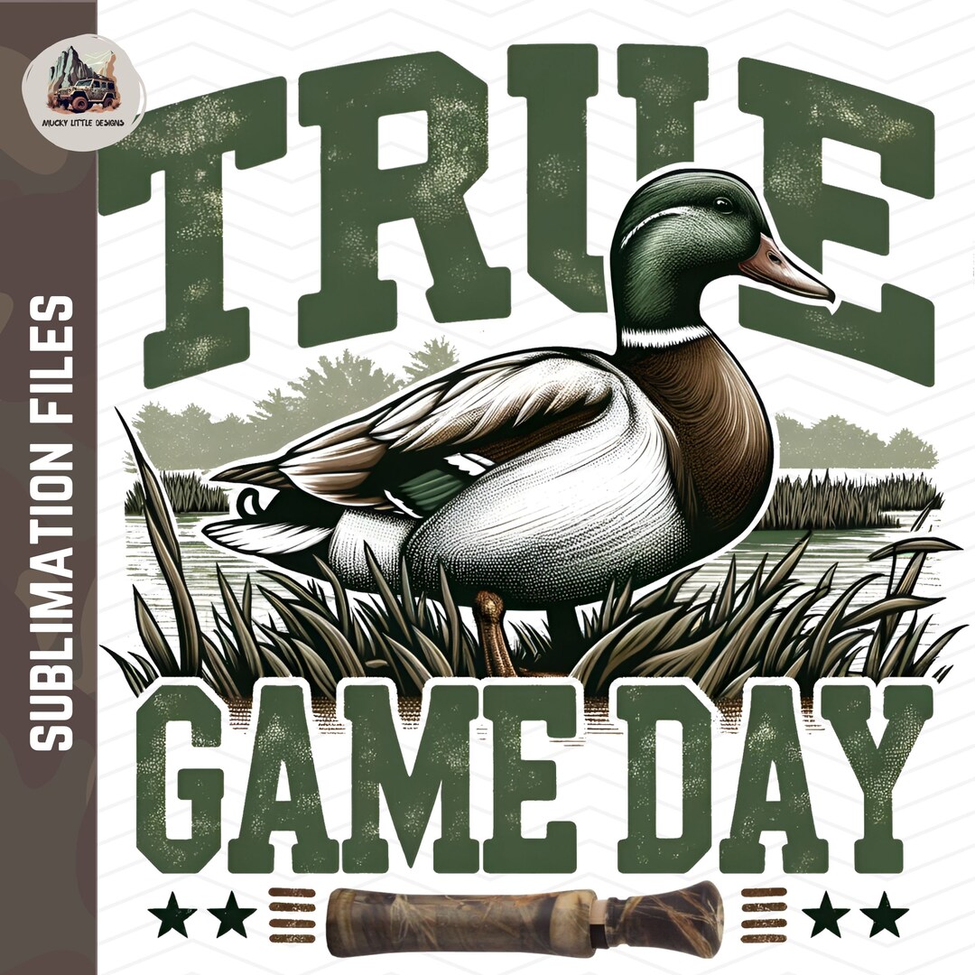 Duck Hunting Sublimation Duck Hunt Png Mallard Lake Hunting Sublimation ...