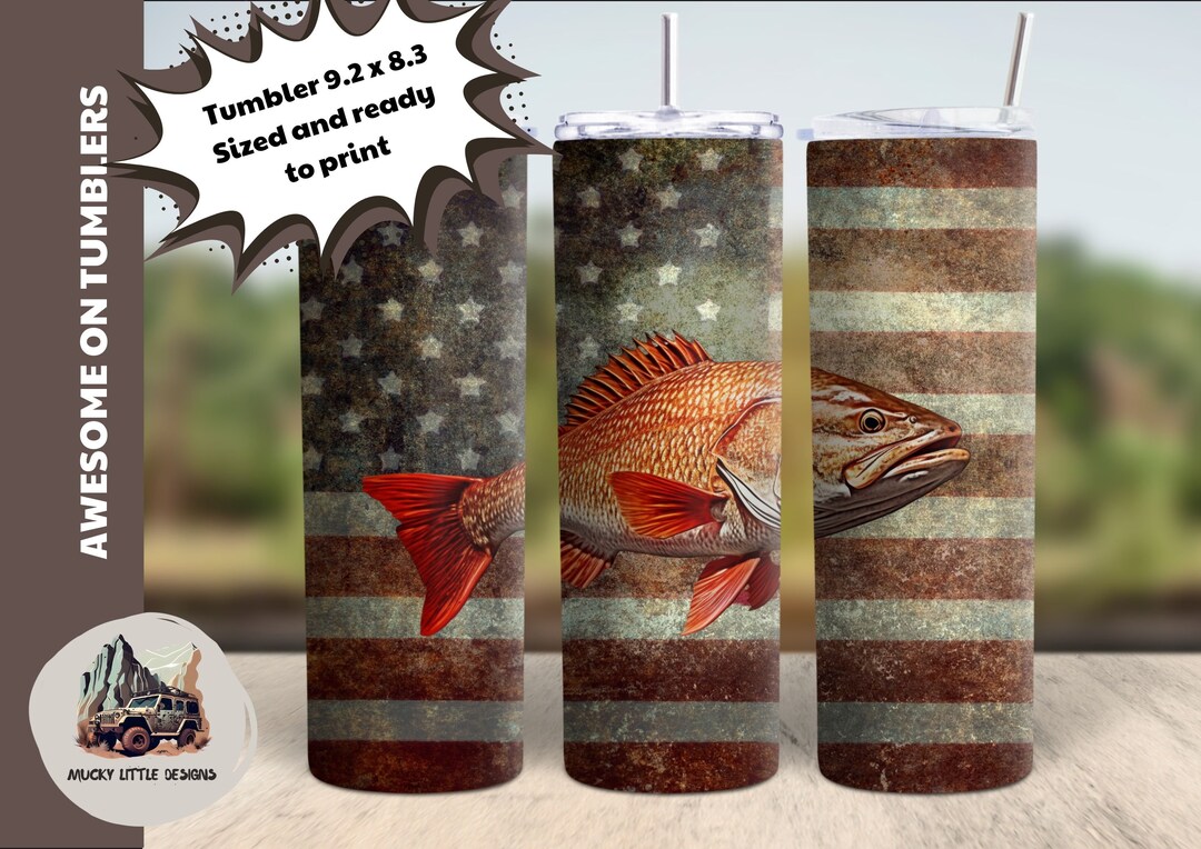Redfish Sublimation Design Redfish Png Redfish Print Files Fisherman ...