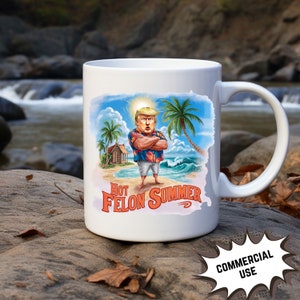 Hot Felon Summer Png Funny Presidential Png 4 Funny Political Shirt Png ...